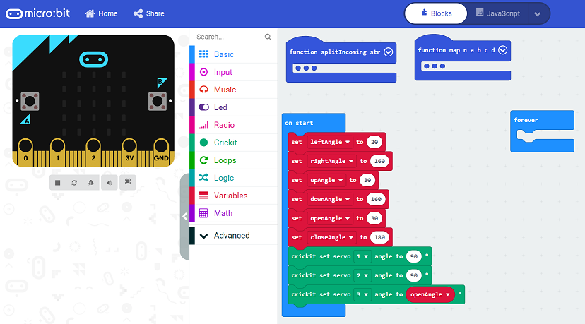 Microbit Eyes - Think Create Learn